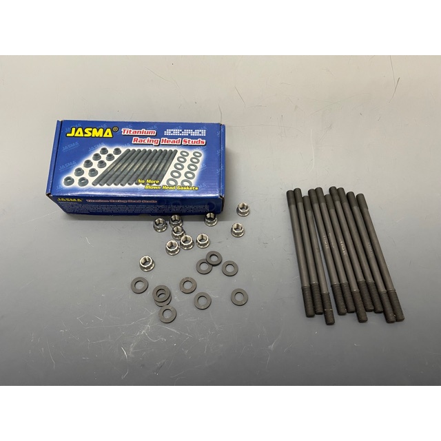JASMA® titanium head studs Honda B16 / B18 & B20 block with B16 head ...