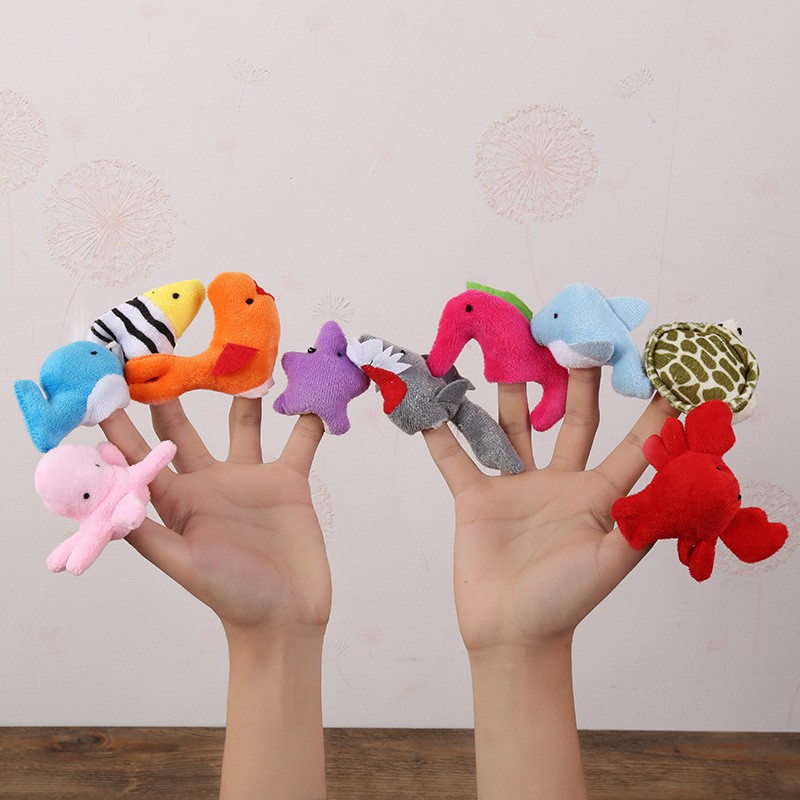 Story Finger Puppet Set Fairy Tale Finger Toys Plush Soft Puppet Little ...