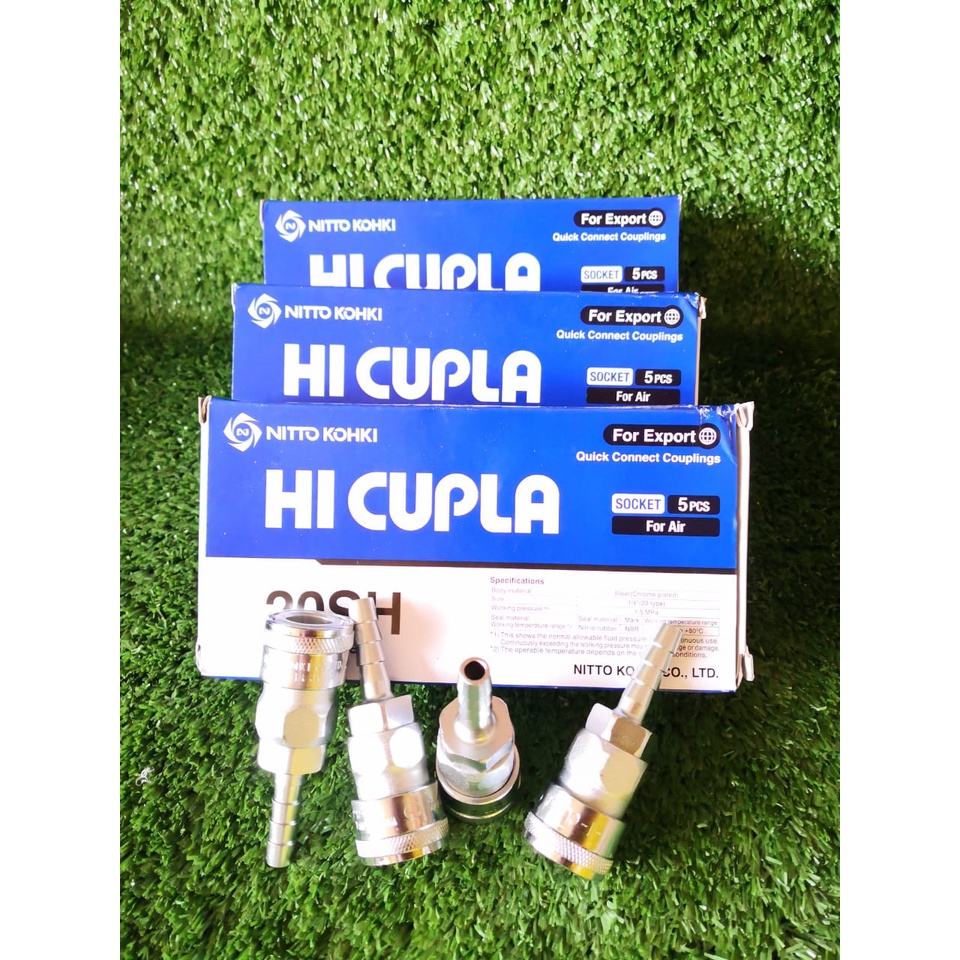 Nitto Kohki Hi Cupla Air Coupling for Air Compressor, Air Coupler 20SH ...