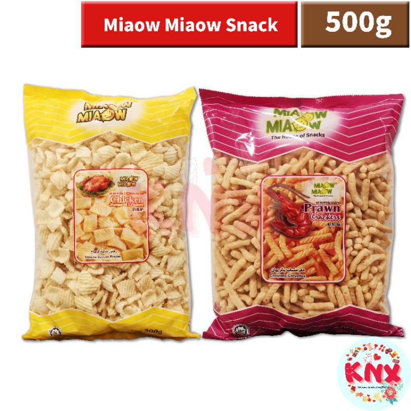 Miaow Miaow Snack 450g Prawn Cracker, Chicken | Shopee Malaysia