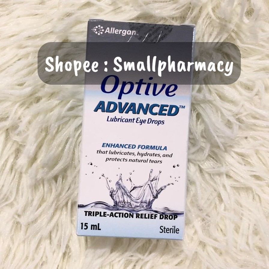 Allergan Optive Advanced Eye Drops (15ml) 501349 Expiry 05/2025 ...