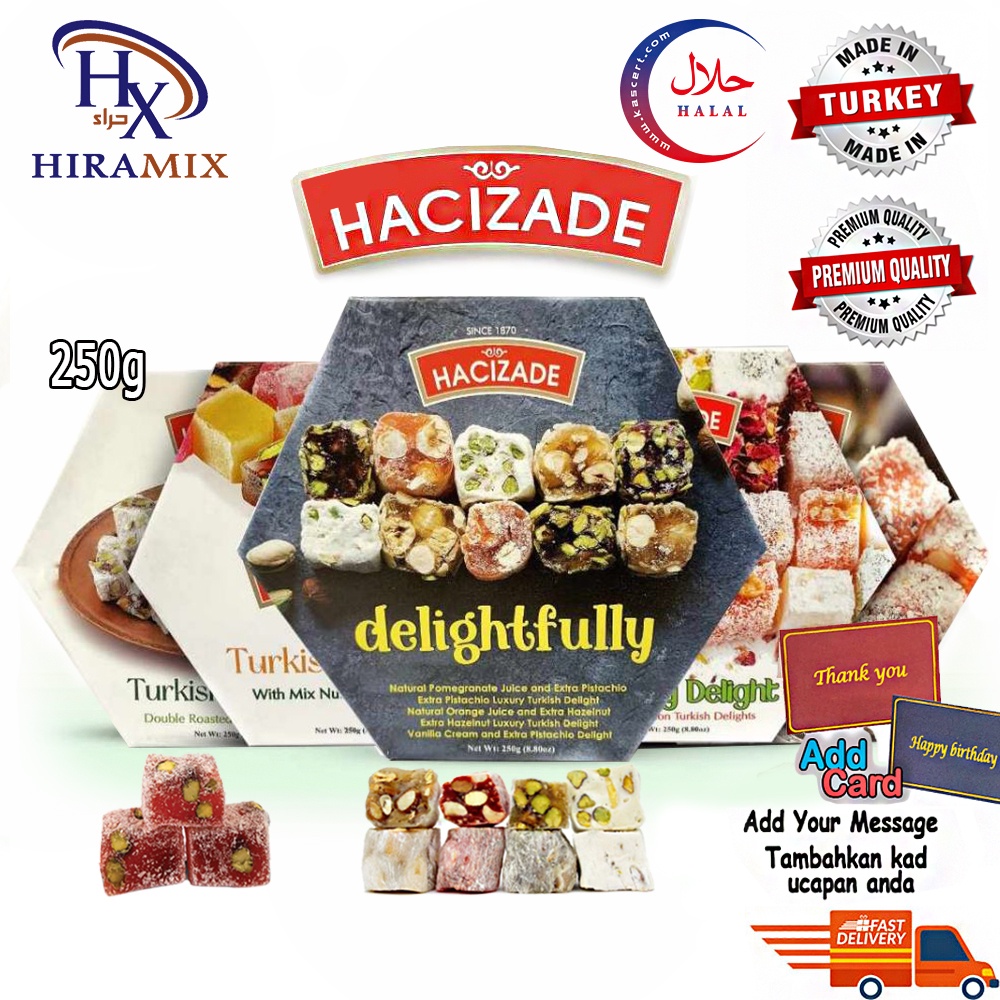 Turkish Delights Lokum Sedap Manisan Dari Turki | Turkish Sweet (16 ...