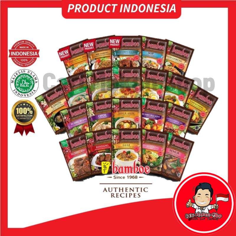 Bamboe Bumbu instant Spices🇮🇩 Indonesia rendang soto daging opor nasi ...
