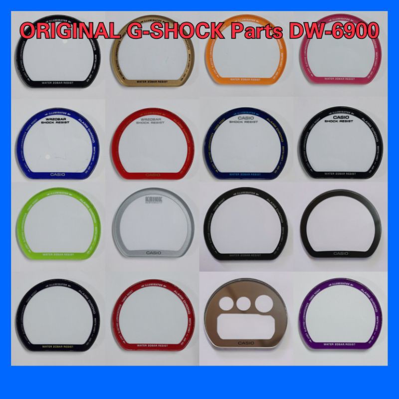 💥 💯 Original G-SHOCK Parts of DW-6900 Series - GLASS / CERMIN | Shopee ...
