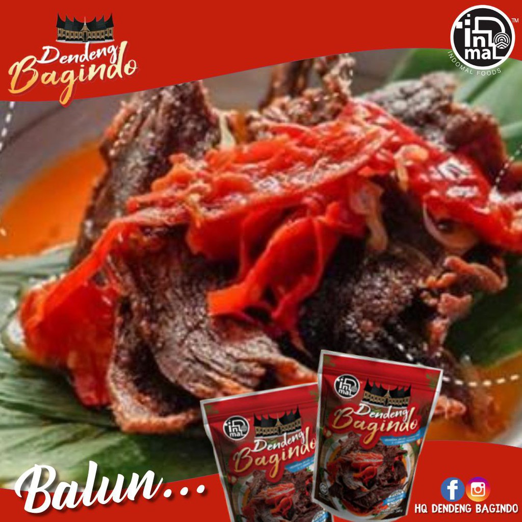 LATEST DENDENG: NEW TASTE DENDENG BAGINDO SAMBAL MERAH VIRAL | Shopee ...