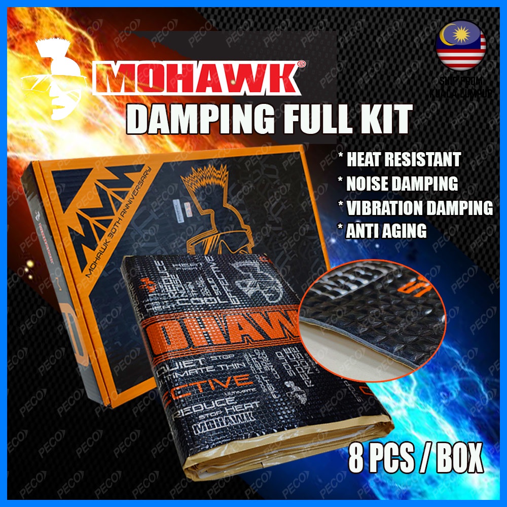 Mohawk Car Audio Soundproof / Sound Damping Coating Full Kit ( 8pcs/box ...