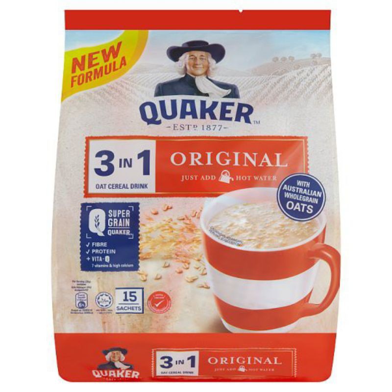 Quaker 3 in 1 (Original) | Shopee Malaysia