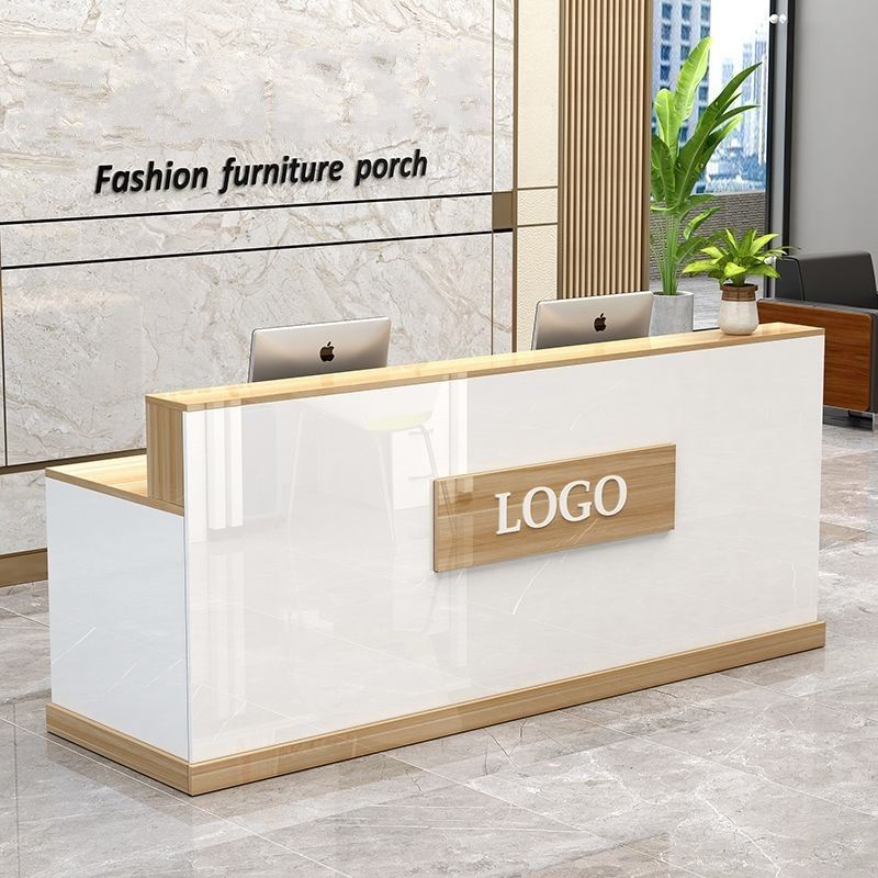 Front Desk Reception Desk Service Desk Supermarket Painted Convenience ...