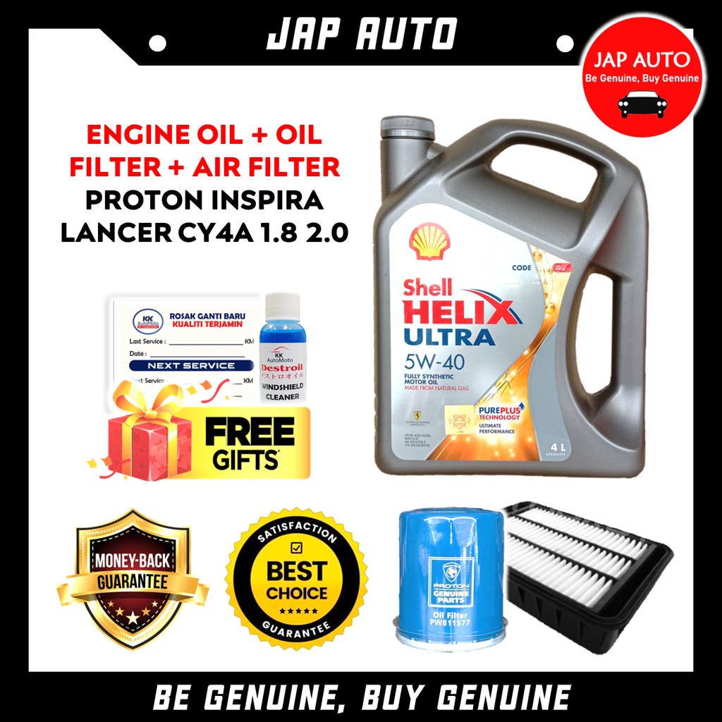 Proton Inspira Mitsu Lancer CY4A 1.8 2.0 Genuine Fully Shell Helix ...