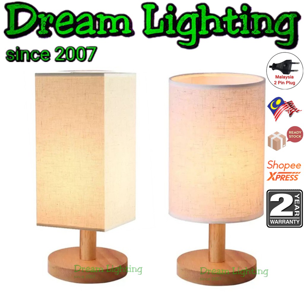 Dream Lighting / Wood Table Lamp Night Light Decorative Desk Lamp ...