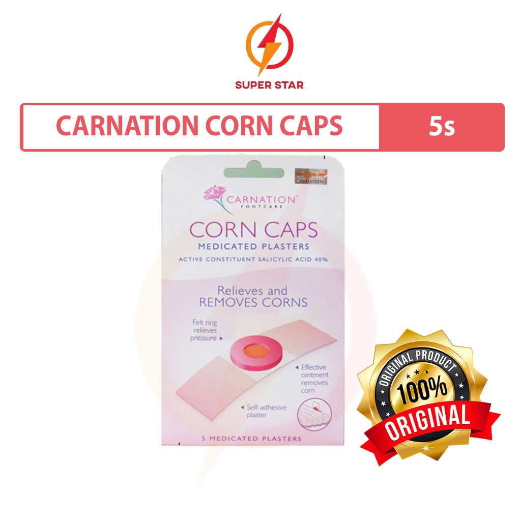 Carnation Corn Caps 5s (Remove Hard Corns) | Shopee Malaysia