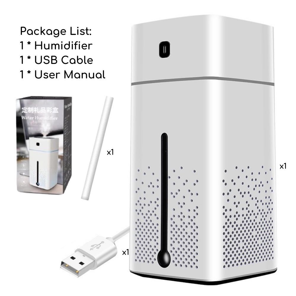 HOOPEE 7 Colors Air Humidifier With Essential Oil 1000ml Air Purifier ...