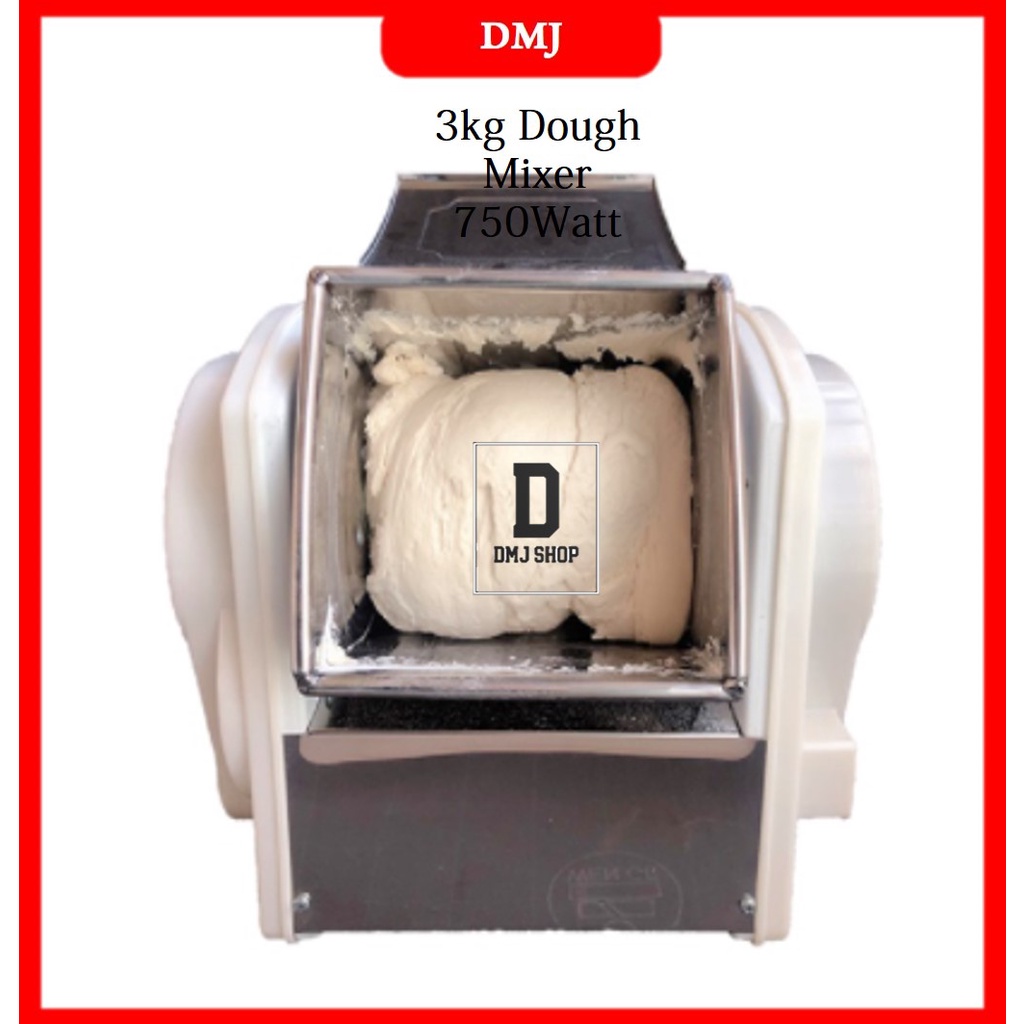 Mesin Pengadun Menguli Tepung Roti, Roti canai Mixer machine 3kg/6Kg ...