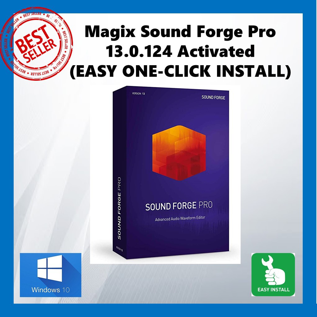 Magix Sound Forge Pro 13.0.124 Activated (EASY ONE-CLICK INSTALL) | Shopee Malaysia