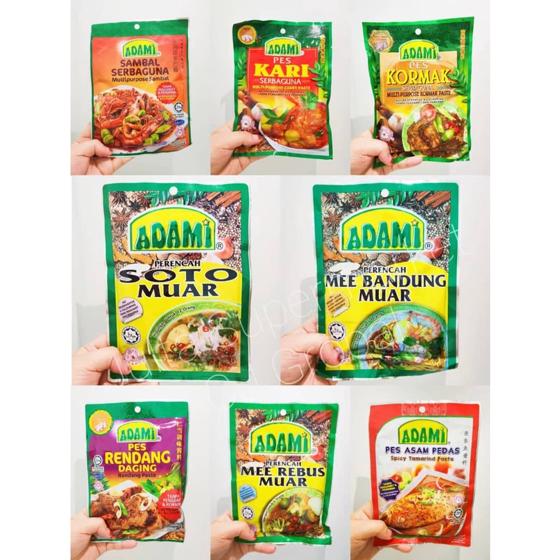 Adami PES Masakan & Cooking Paste Perencah RESEPI MUAR FAMOUS | Shopee ...