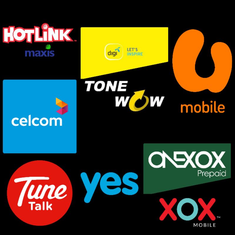 DIRECT TOPUP RM5 RM10 CELCOM DIGI MAXIS UMOBILE YES TUNETALK ONEXOX | Shopee Malaysia