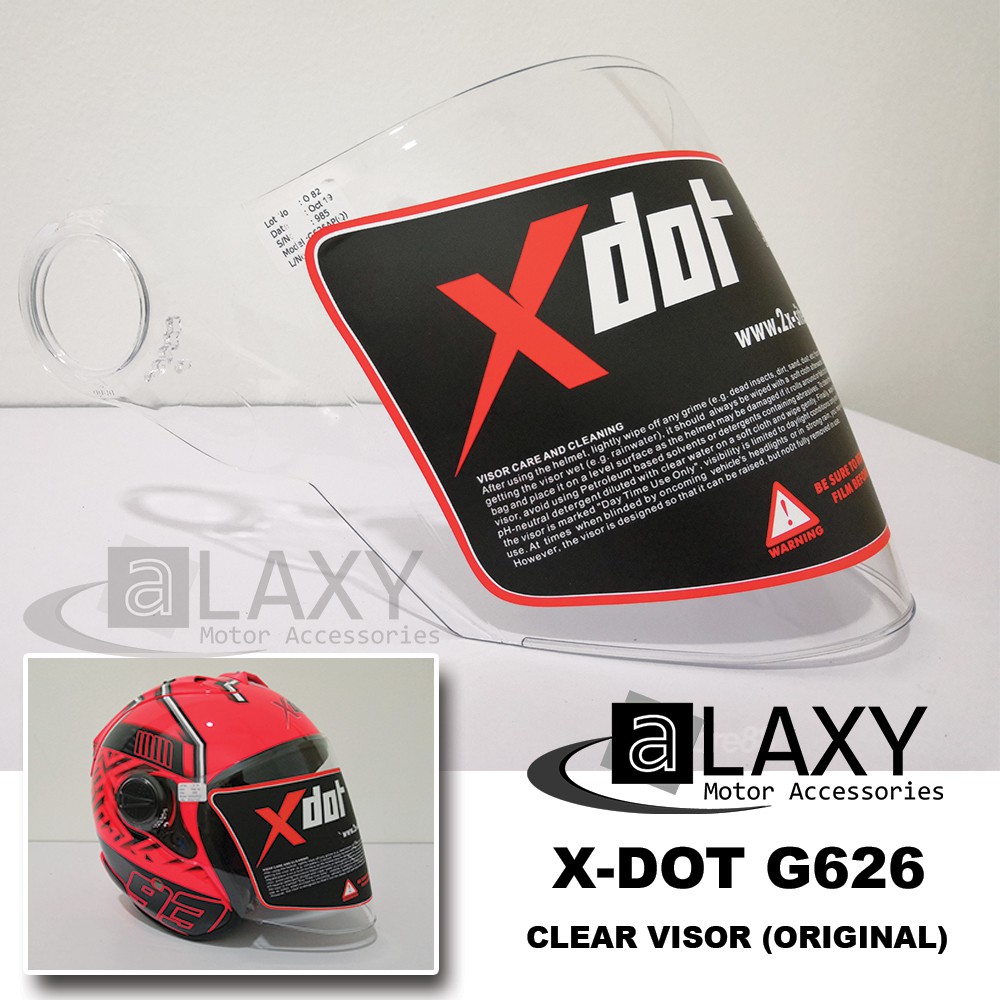 XDOT G626 CLEAR VISOR (ORI) | Shopee Malaysia