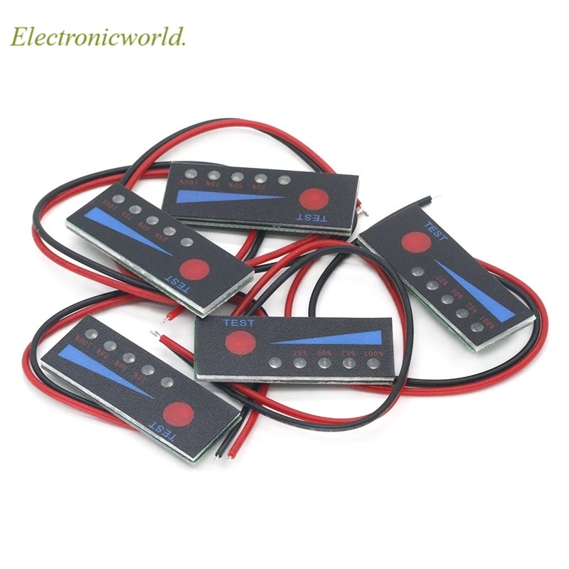 Battery Level Indicator 18650 Lipo Lithium Capacity Tester Meter 2S 3S ...