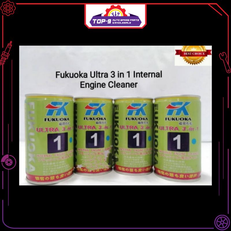 FUKUOKA ULTRA 3 IN 1 INTERNAL ENGINE CLEANER- 1 BOTOL ONLY | Shopee ...