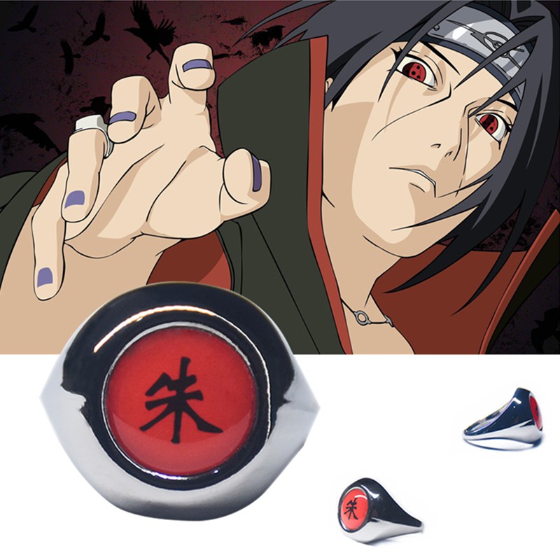 Uchiha Itachi Ring Akatsuki Member Zhu Ring Ninja Naruto Ring Cosplay ...
