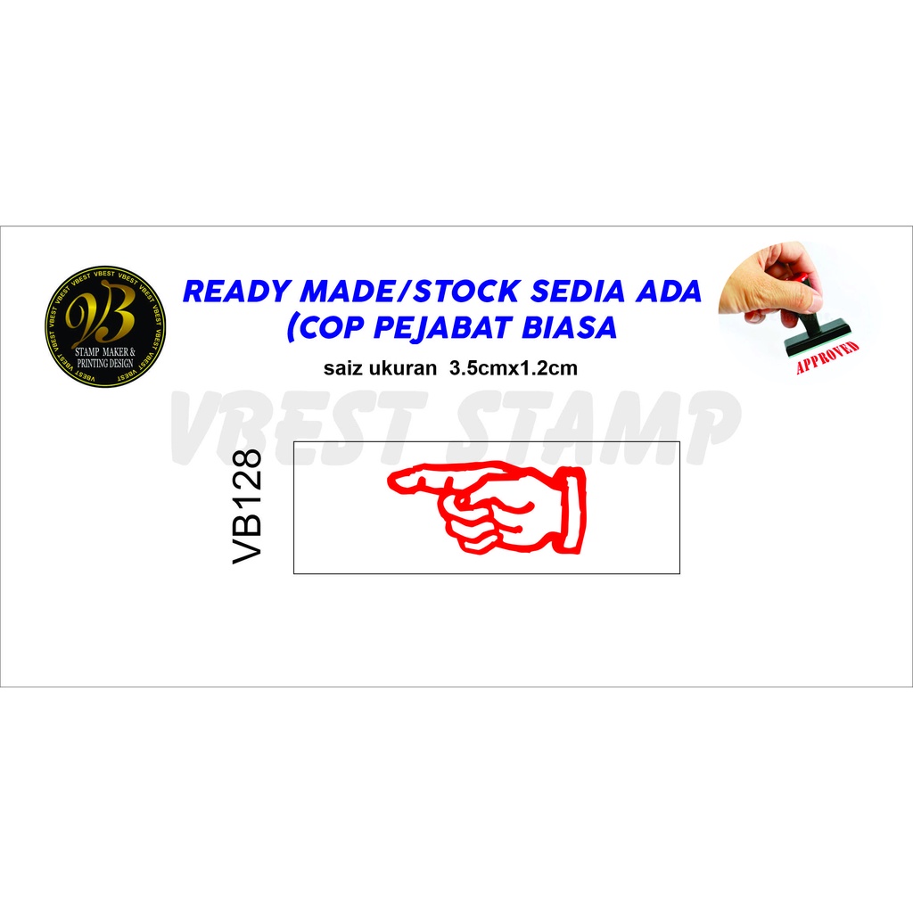 RUBBER STAMP READY STOCK | STAMP PEJABAT | STAMP SURAT MENYURAT | READY ...