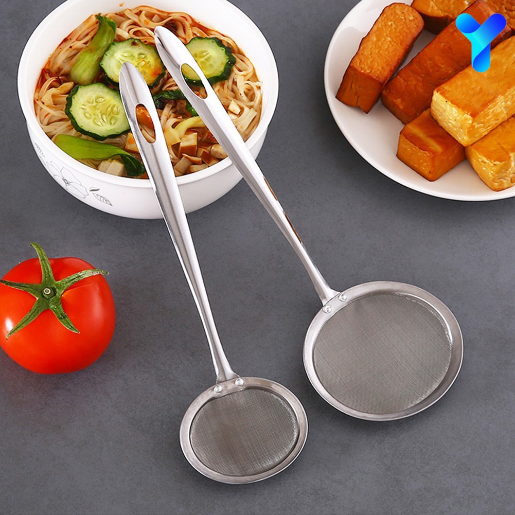 YAP Multi-functional Filter Spoon Stainless Steel Fine Mesh Wire Oil ...