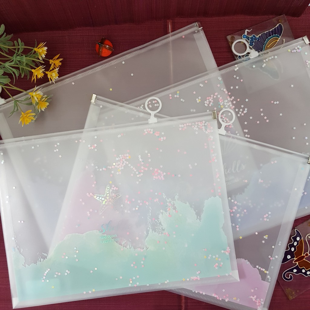 File [Latest] Glitter Clear A4 Size File / Children File / Student File ...