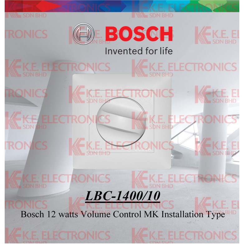 Bosch LBC-1400/10 12W MK Volume Control Selector c/w Overriding ...