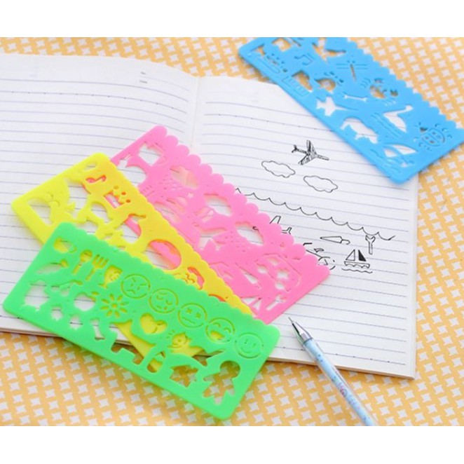 Ruler Combo with Funny and Lovely Prints for Children to Practice ...