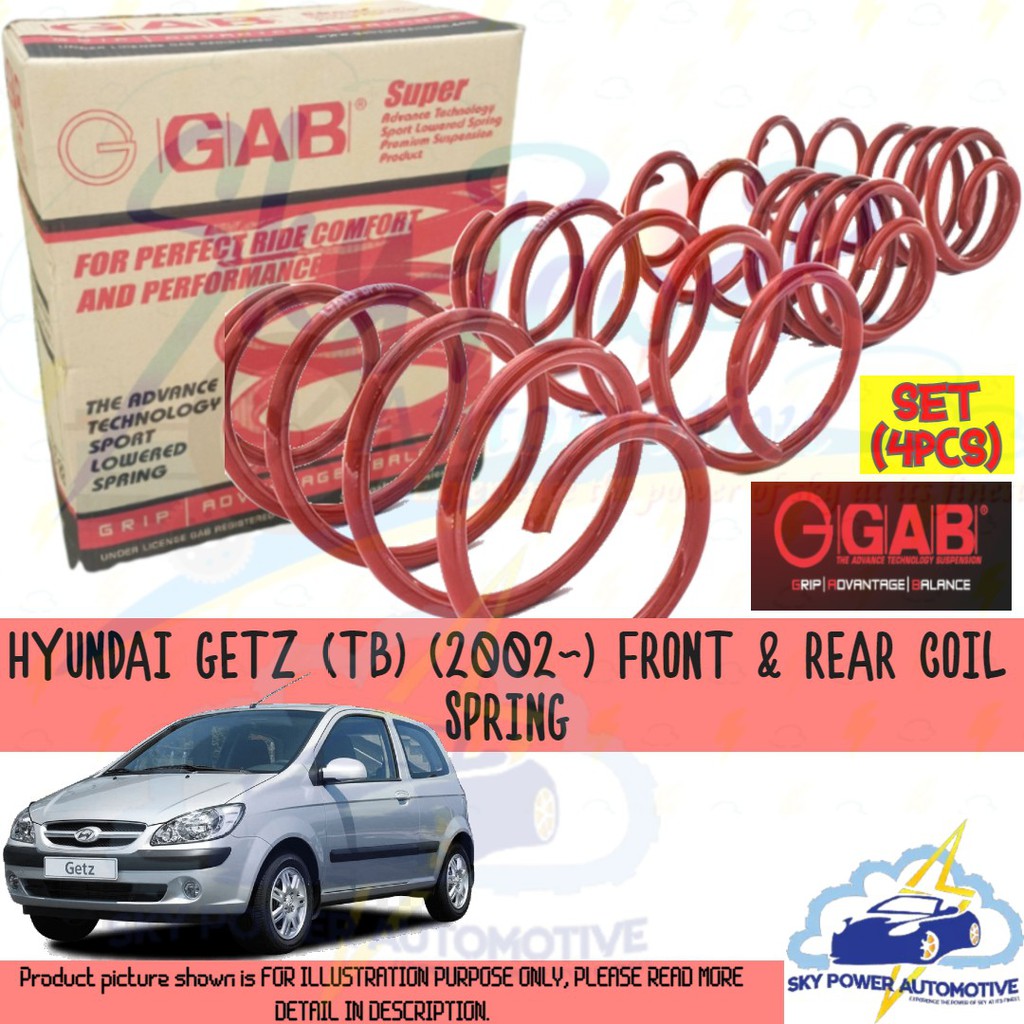 HYUNDAI GETZ (TB) (2002~) GAB SUPER SPORT PREMIUM HIGH PERFORMANCE COIL ...