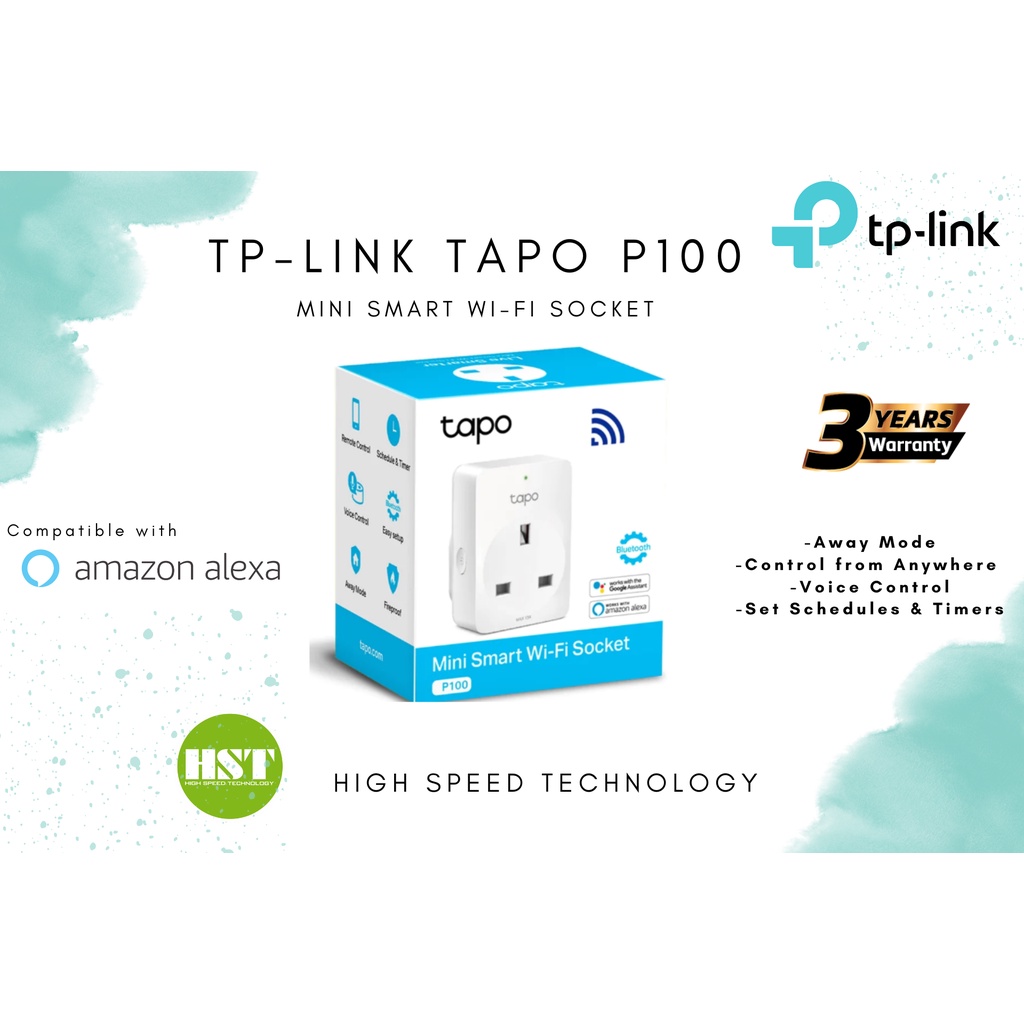 TP-LINK TAPO P100 Mini Smart Wi-Fi Socket | Shopee Malaysia