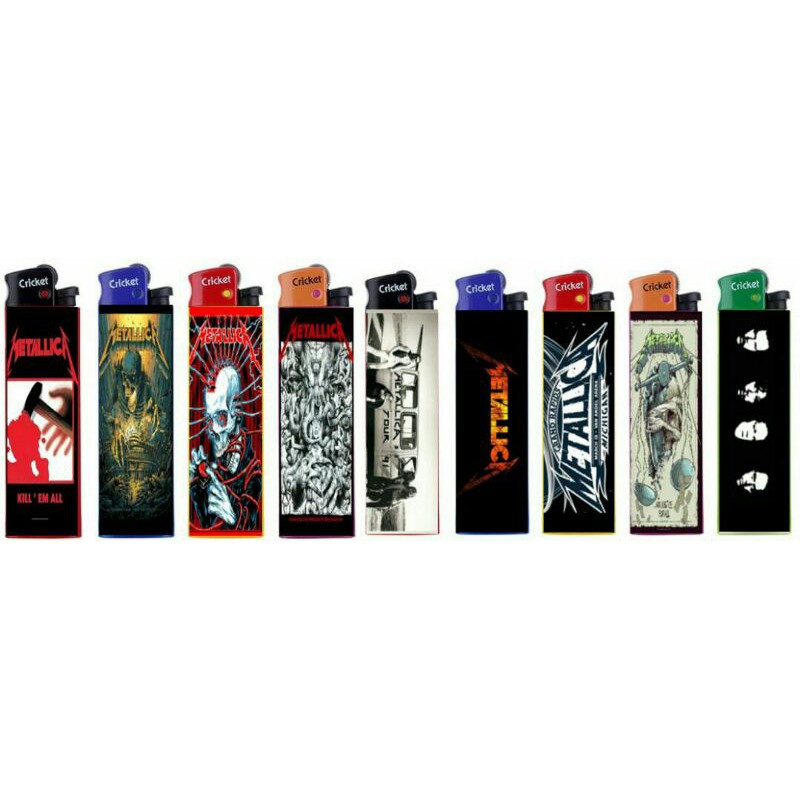 METALLICA GROUP LOGO COLLECTION SPECIAL 9 PCS LIMITED EDITION CUSTOM ...