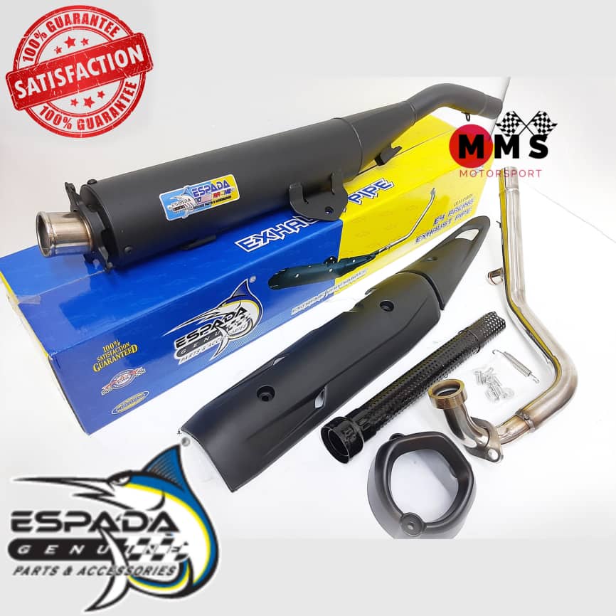 Espada Ekzos Motor Exhaust Pipe Racing E4 II 28mm Y15ZR Y15 | Shopee Malaysia