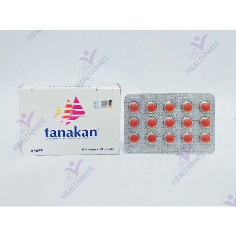 Tanakan Standardized Ginkgo Biloba Extract 40 mg Tablet (6x15's ...