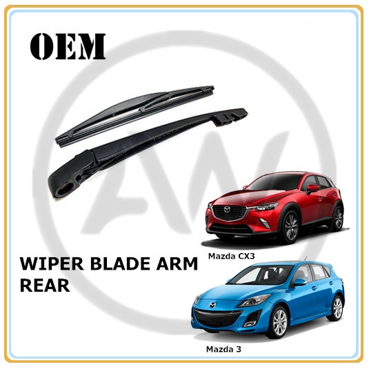 Mazda CX3 CX-3 Mazda 3 Rear Wiper Arm with Blade | Shopee Malaysia