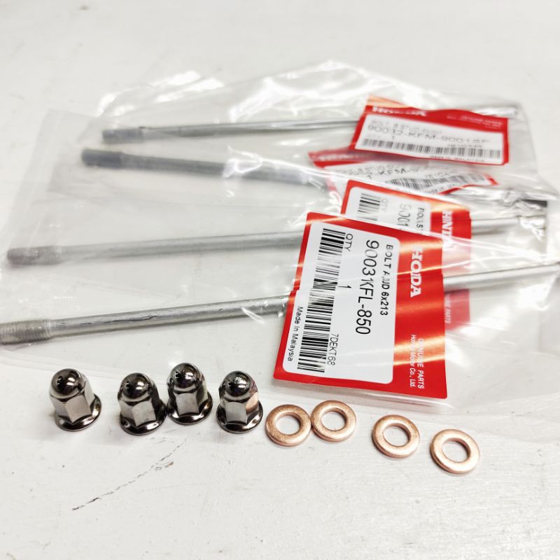 Block Stud Tiang Blok EX5 CLASS 1 / EX5 DREAM / Set Tambahan Nut Head ...