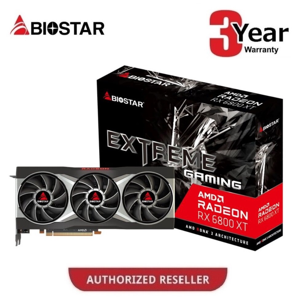 BIOSTAR AMD RADEON RX 6800 XT 16GB GDDR6 256BITS | Shopee Malaysia