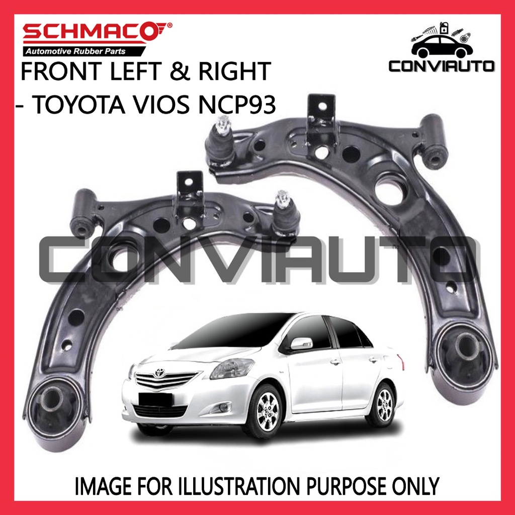 TOYOTA VIOS NCP93 SIENTA NCP175 LOWER ARM FRONT SCHMACO LEFT/RIGHT/SET (STY-LA9038) | Shopee ...