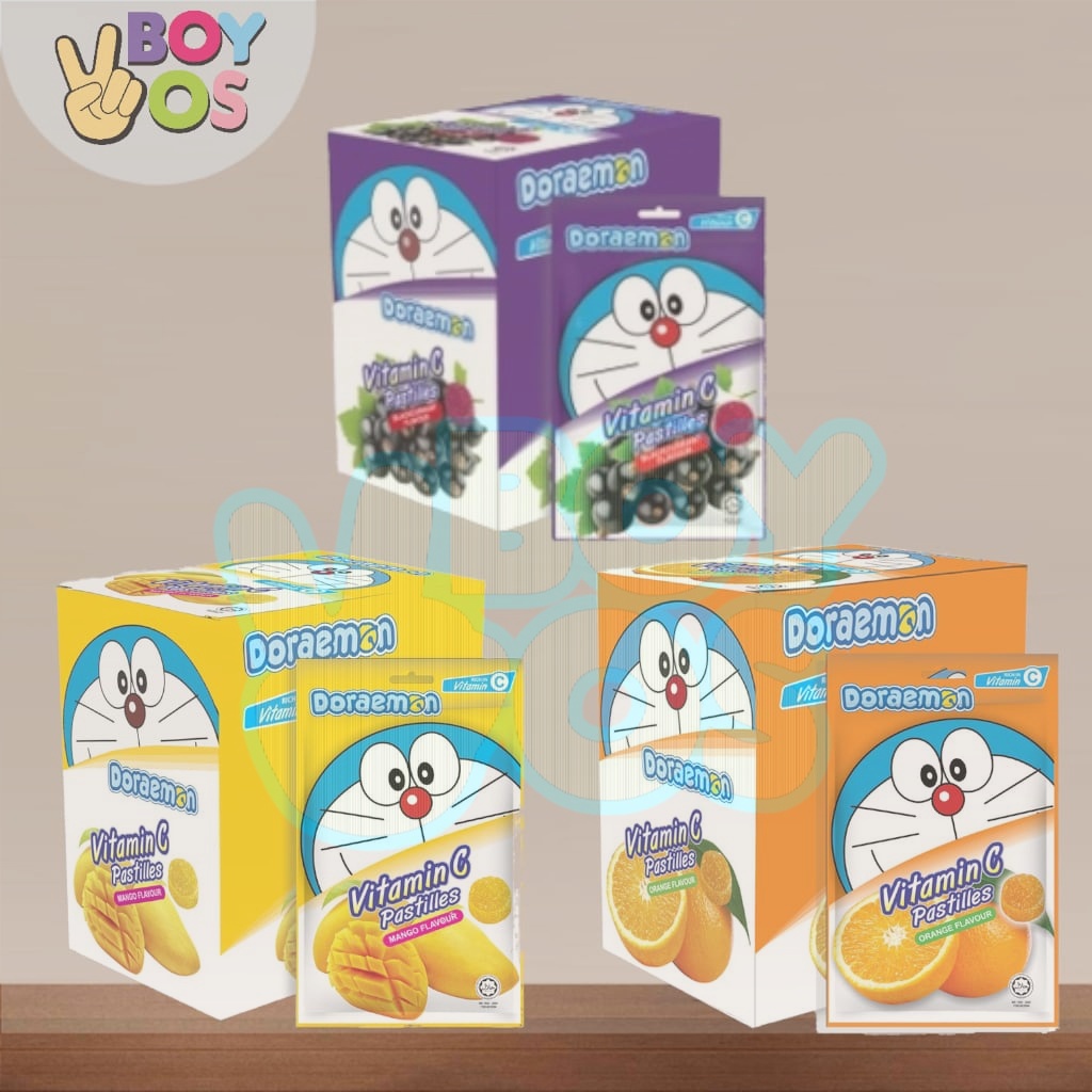 Bigfoot Doraemon Vitamin C Pastilles 3 flavor (40g/Box) | Shopee Malaysia