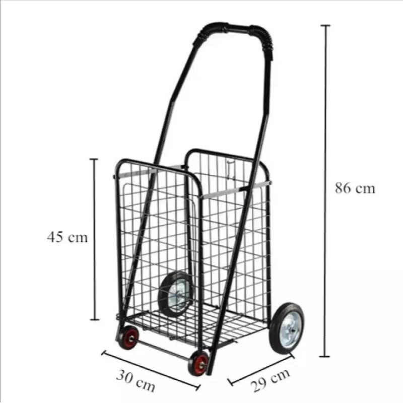 Troli Borong Pasar Beroda Troli Tarik Supermarket Troli boleh lipat ...