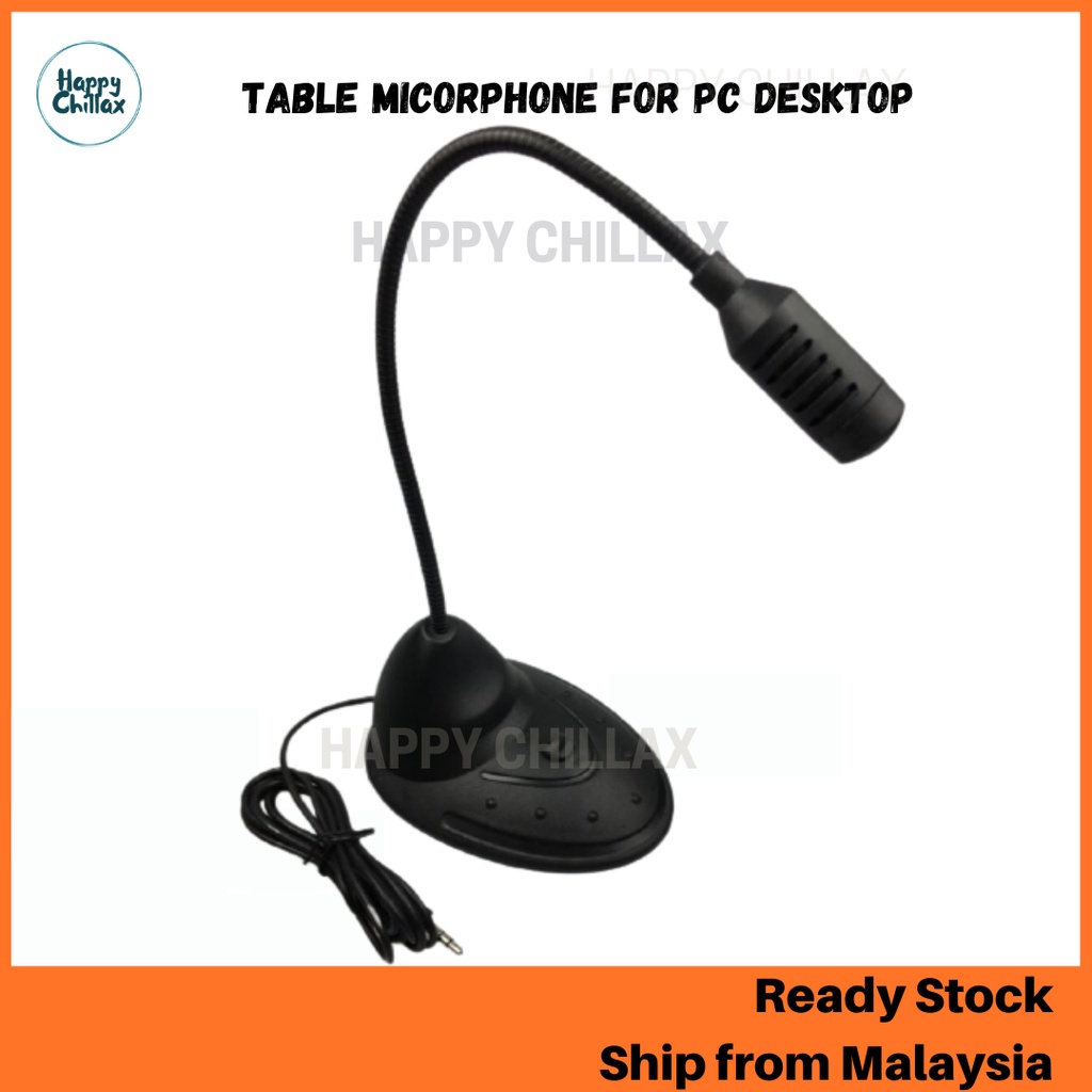 Table Stand Microphone Mic for PC Laptop | Shopee Malaysia