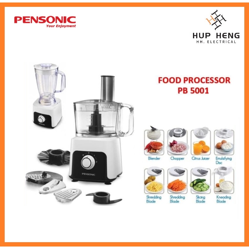 Pensonic Multifunctional Food Processor PB-5001 PB5001 | Shopee Malaysia