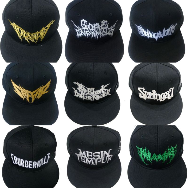 Turbidity Snapback Hat/JIHAD/GORE INFAMOUS/SAFFAR deathmetal slamming ...