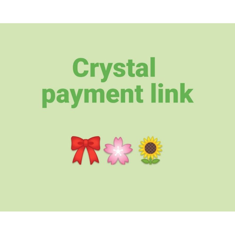 Crystal Payment Link | Shopee Malaysia