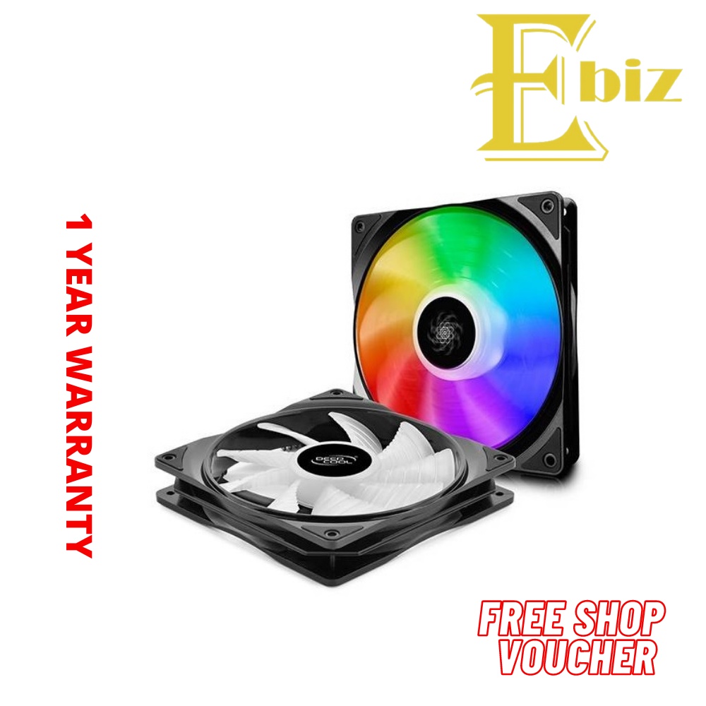 DEEPCOOL CF140 ARGB 2 IN 1 14CM CASE FAN WITH ARGB CONTROLLER AND FAN ...