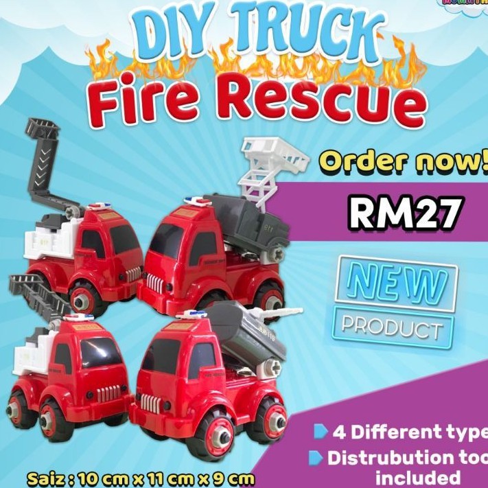 TRUCK TOYS (Fire Rescue & Engineering) | Shopee Malaysia