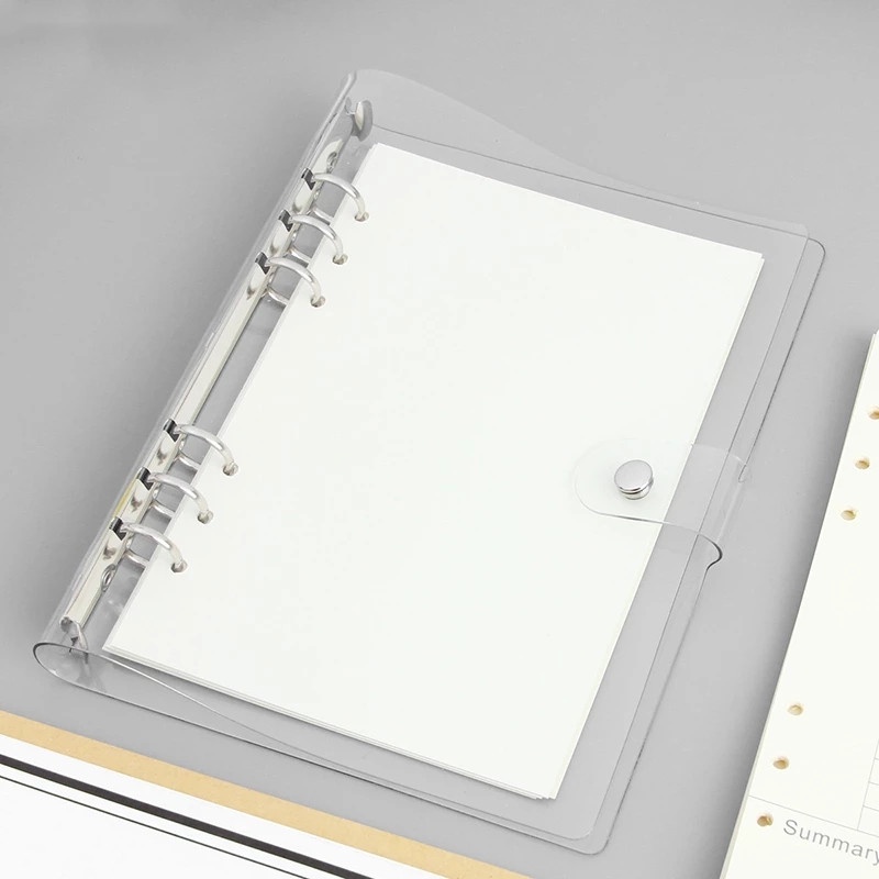 A7 A6 A5 Transparent Loose Leaf Binder Spiral Notebook Inner Core Cover ...