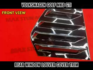 VOLKSWAGEN GOLF MK8 GTI R LINE R REAR WINDOW LOUVER COVER GOLF GTI GOLF ...
