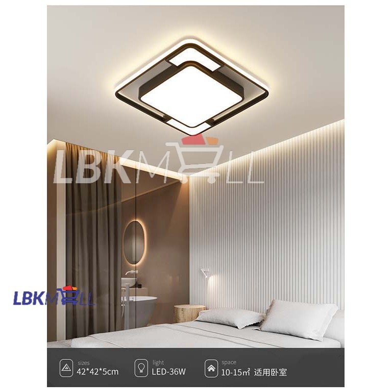 LED ceiling light bedroom study room Living hall simple and elegant ...