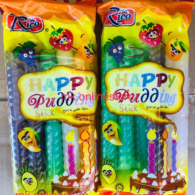 Rico Happy Pudding Sticks fruity flavour (40g x 10pcs) | Shopee Malaysia